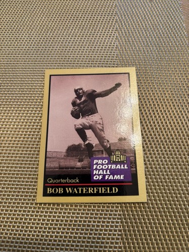 Vintage NFL Bob Waterfield Cleveland Rams Canton Hall Of Fame Sports ...