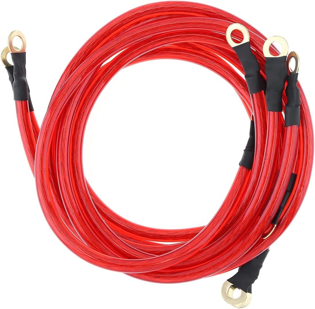 Universal 5-Point Car Earth Ground Cables Grounding Wire Kit