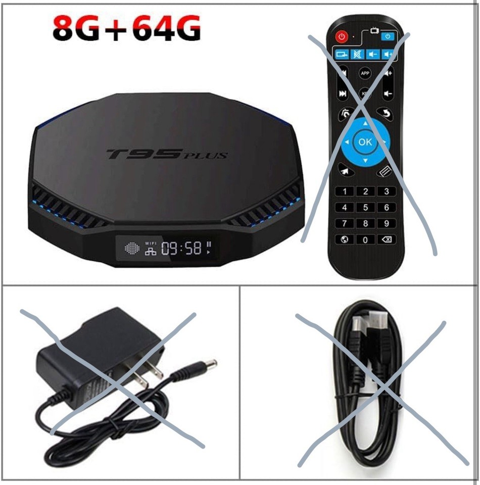 T95 PLUS Android 11 Smart TV Box 8G 128G Dual Wifi 4K Media player ...