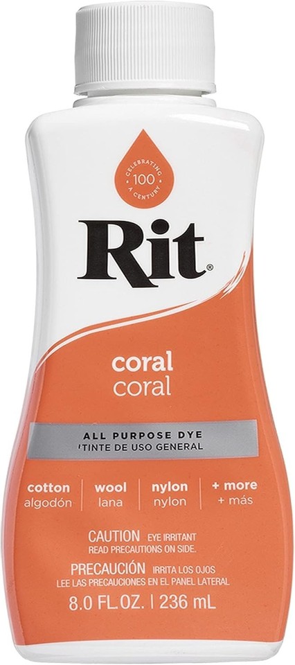 Rit All-Purpose Liquid Dye 8 Oz *Pick A Color* -Same Day Shipping Free ...