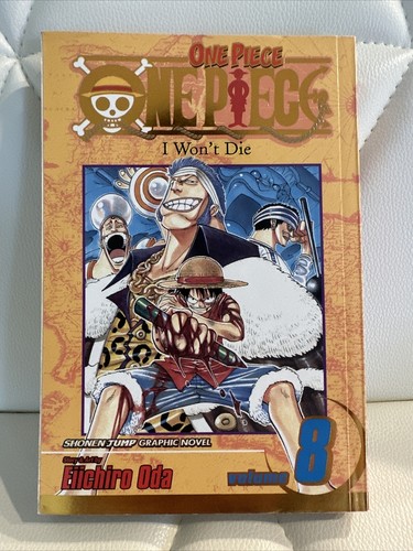 One Piece Volume 8 Gold Foil Manga English Eiichiro Oda Viz 2007 ...
