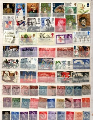 United KIngdom: 64 Assorted Cancelled Postage sTamps (11-412) | eBay