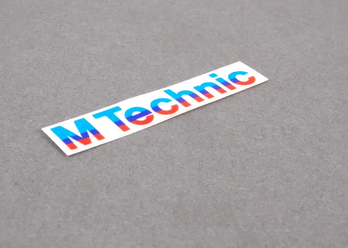 BMW 3 E30 M Technic Decal Sticker Label 51111919154 NEW GENUINE | eBay