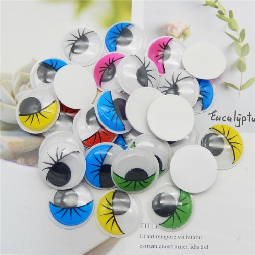 25 pairs Mix Cute Googly Eyes Self Adhesive Sticker Wiggle Eyes For ...