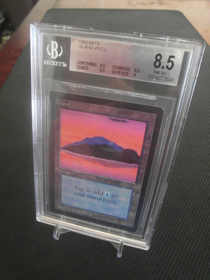 Island BGS 8.5 Beckett Graded - Limited Edition BETA (LEB) 1993 NM mtg ...