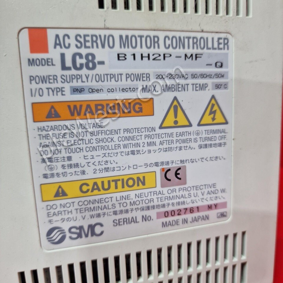 SMC LC8-B1H2P-MF-Q AC SERVO DRIVE | eBay