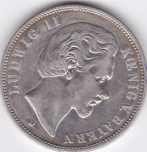 5 Mark Ludwig II von Bayern 1876 D | eBay