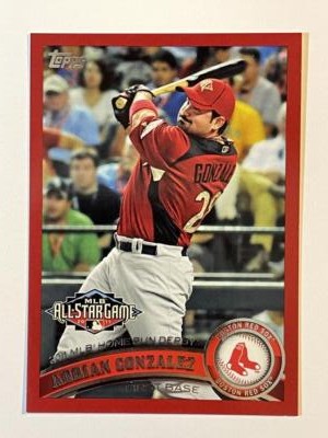 2011 Update Target Red Border #US126 Adrian Gonzalez NM-MT Red Sox | eBay
