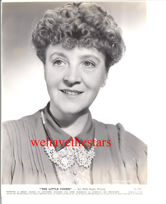Vintage Patricia Collinge CHARACTER ACTRESS '41 LITTLE FOXES Publicity ...