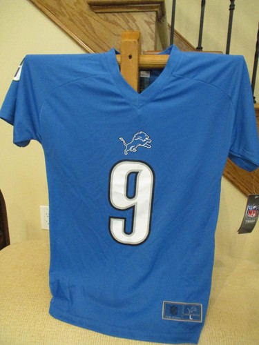 Detroit Lions Matthew Stafford #9 Honolulu Blue Football Jersey Size ...