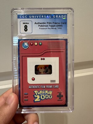 CGC 8 Pokémon Authentic Film Frame Card 35mm 2000 Movie Topps - Misty ...
