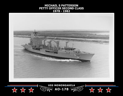 Navy Emporium USS Monongahela AO-178 Canvas Photo Print 150AO178 | eBay