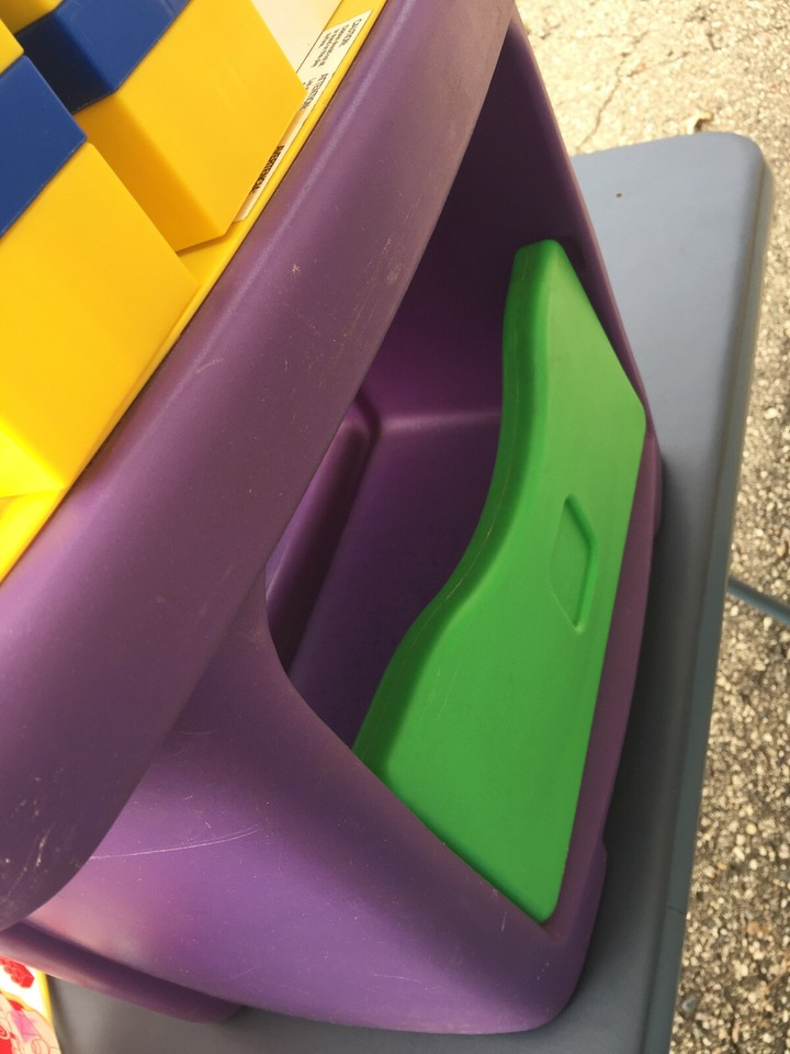 STEP 2 Table w/ Mega Blocks Assorted Parts and Pieces | eBay