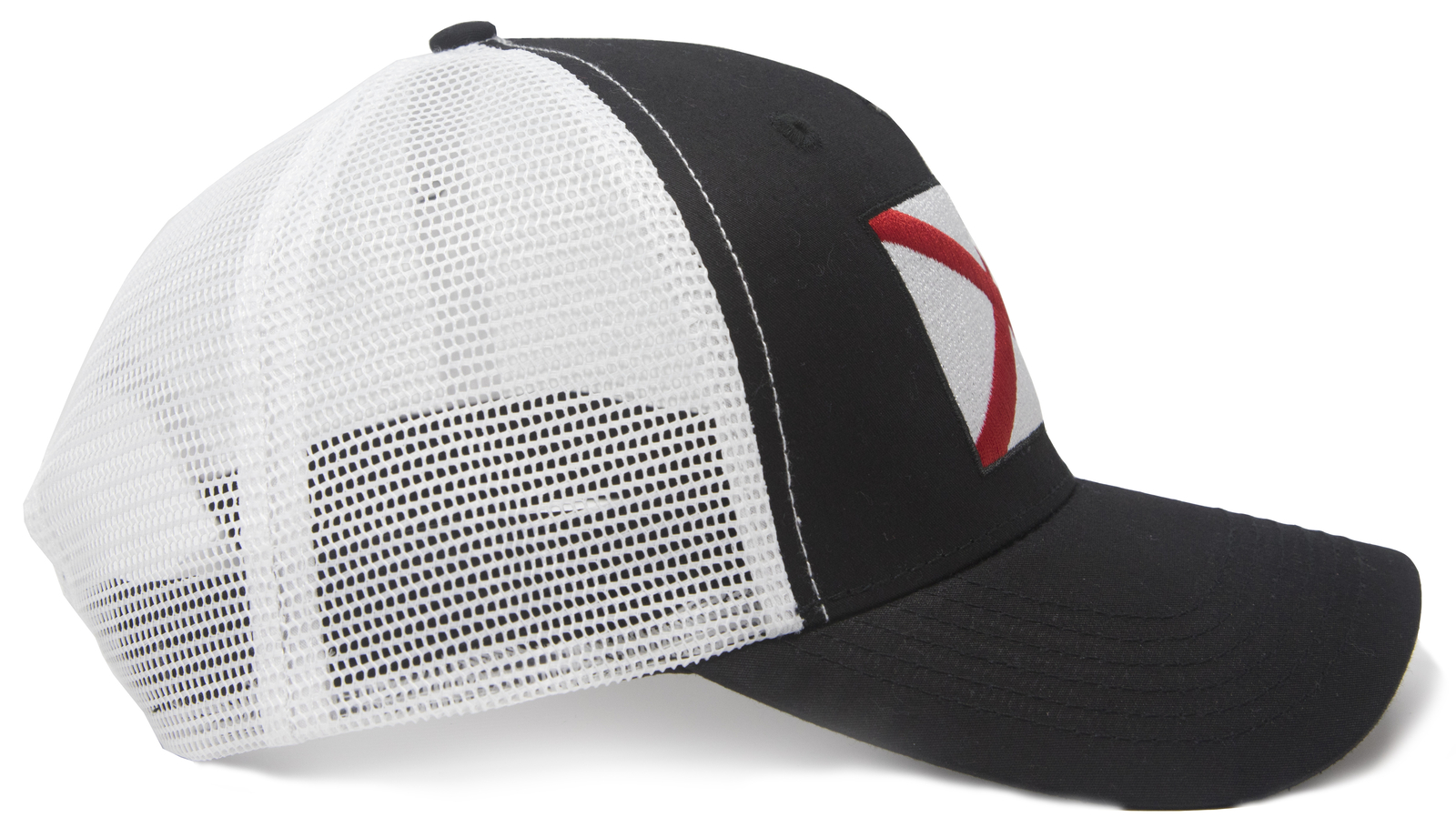 Black Alabama State Flag Baseball Hat Snapback Trucker Cap Durable ...