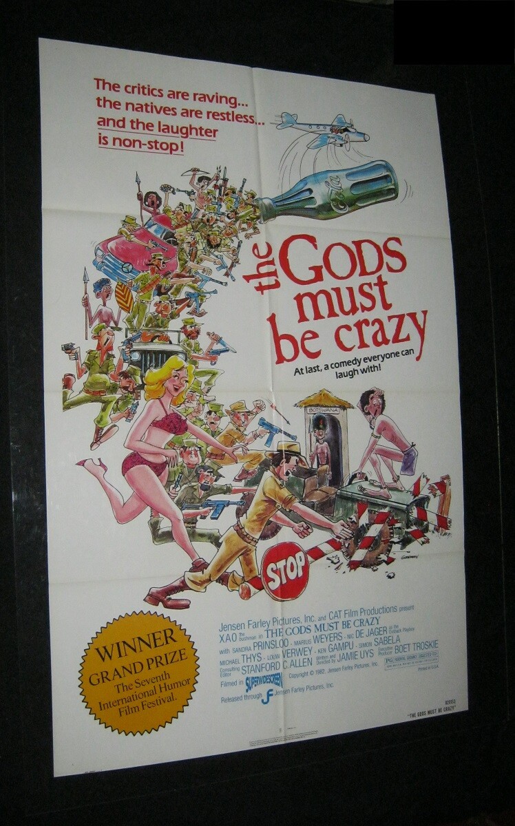 Original GODS MUST BE CRAZY Nixau JAMIE UYS Marius Weyers SANDRA ...