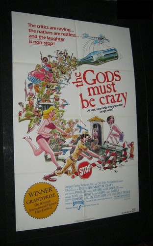 Original GODS MUST BE CRAZY Nixau JAMIE UYS Marius Weyers SANDRA ...