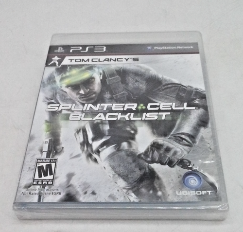 Tom Clancy's Splinter Cell Blacklist Sony PlayStation 3 PS3 NEW Sealed | eBay