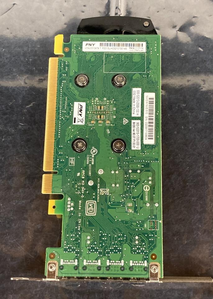 Lot of 3 PNY Nvidia NVS 510 2GB DDR3 Graphics Cards | eBay