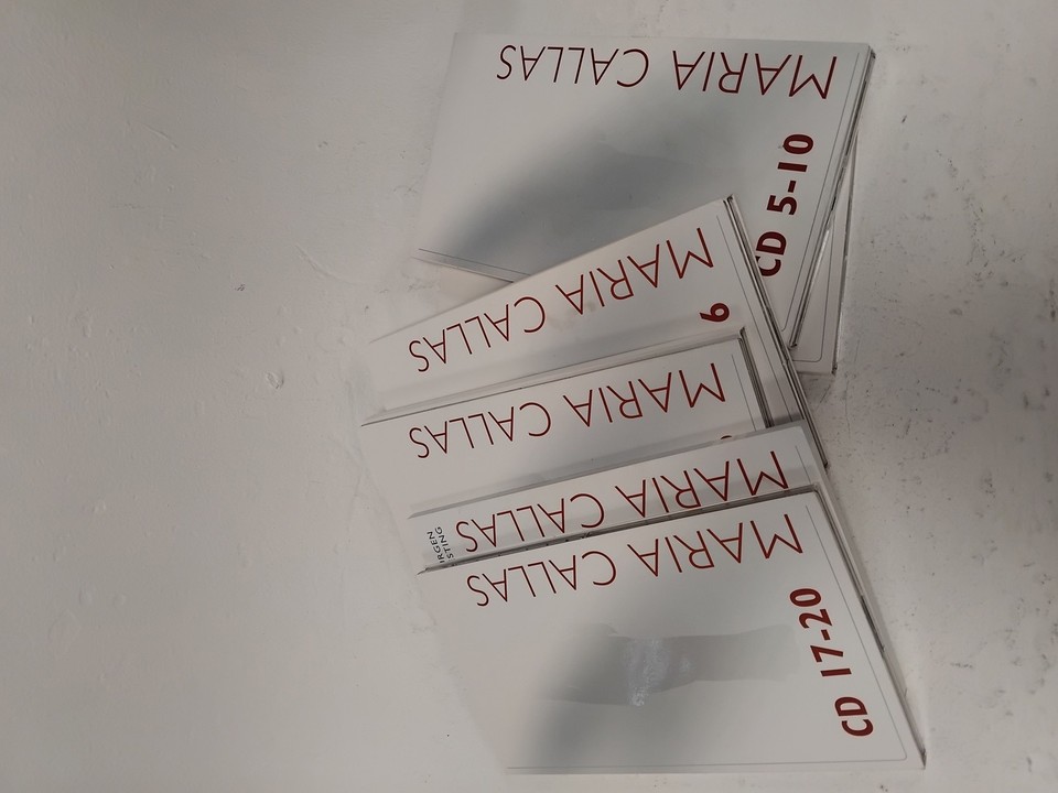 Maria Callas The Great Diva Edition 26 CD Box Set Jürgen Kesting Preloved Set | eBay UK