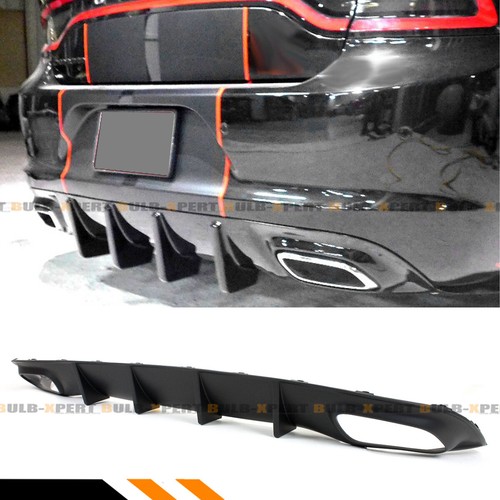 For 15-2023 Dodge Charger SXT SE Matte Black Shark Fin Rear Bumper ...