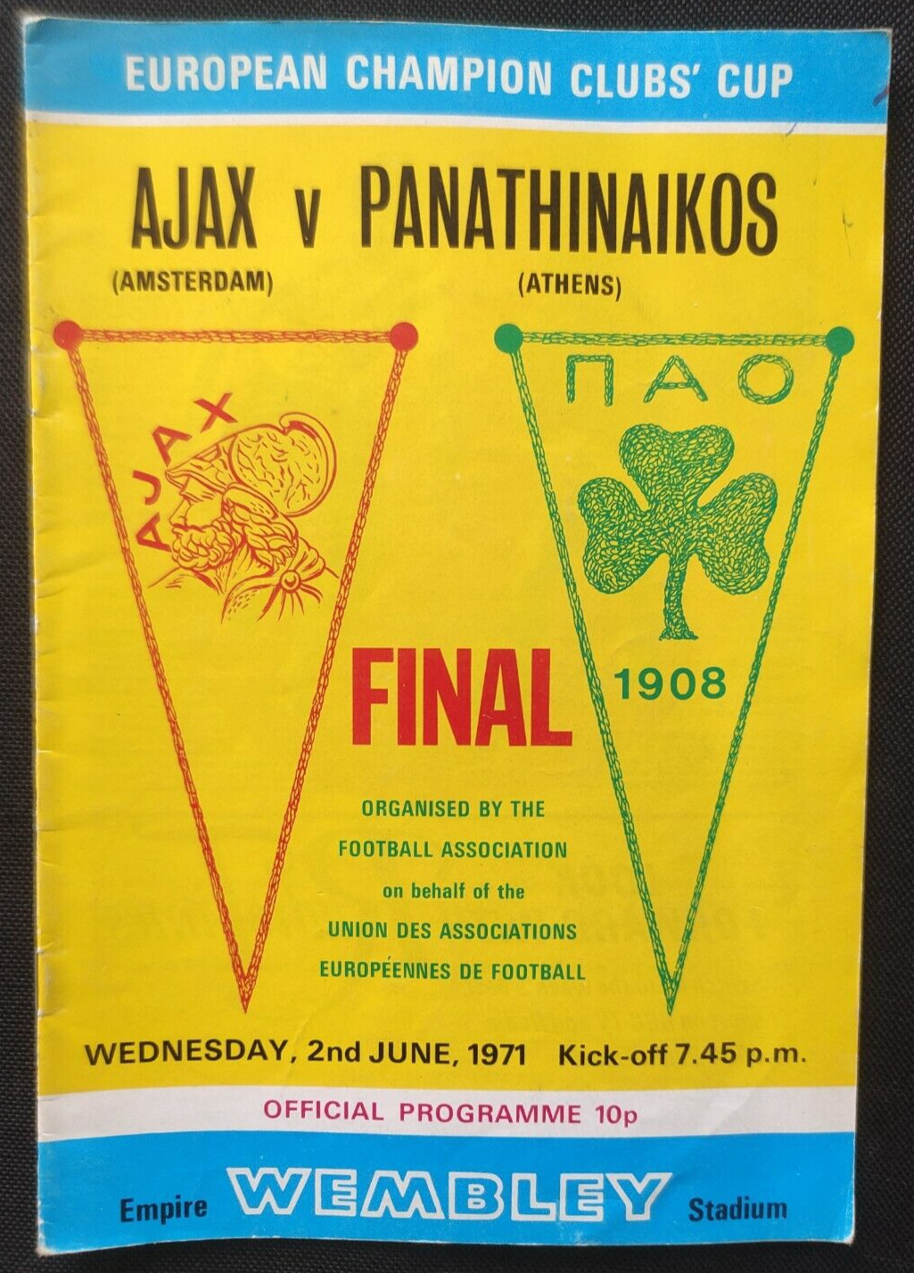 Original Ajax v Panathinaikos Football | Grelly UK