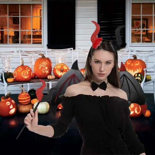 Realistic Halloween Costume Cosplay Props Devil Halloween Wand Kids | eBay