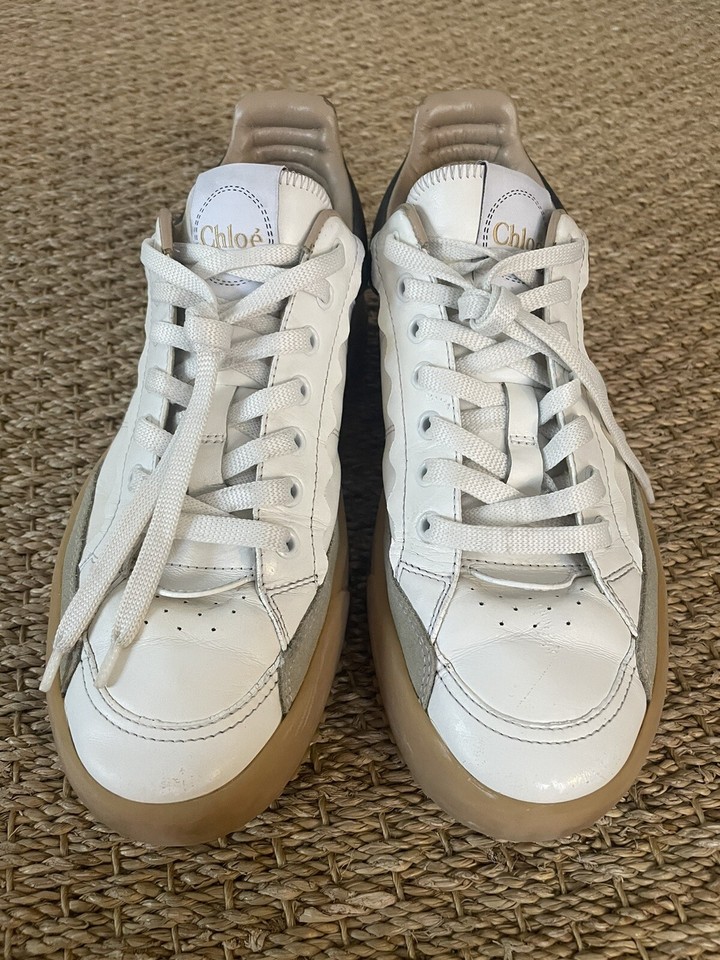 Chloe - Frankie Low-Top Sneaker - White - 39 | eBay