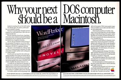 1991 Apple Macintosh IIsi Dos Computer Vintage PRINT AD Software ...