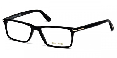 Authentic TOM FORD Rx Eyeglasses FT5408-001 Black w/Demo Lens 56mm *NEW ...