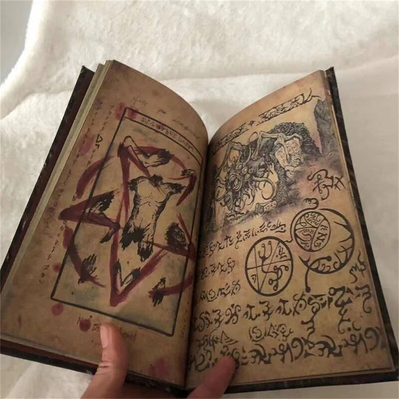 Necronomicon Dark Magic Book Demon Evil Dead Book Altar Ceremony Prop ...