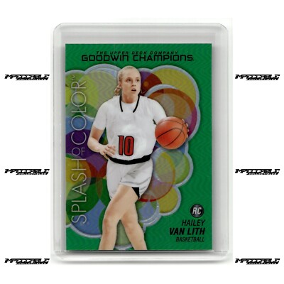 2023 UD Goodwin Champions - Rainbow Green #SCP-92 Hailey Van Lith ...