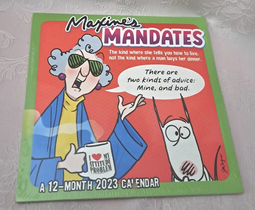 Hallmark Maxine's Mandates Wall Mini Calendar 2023 New In Package ! | eBay