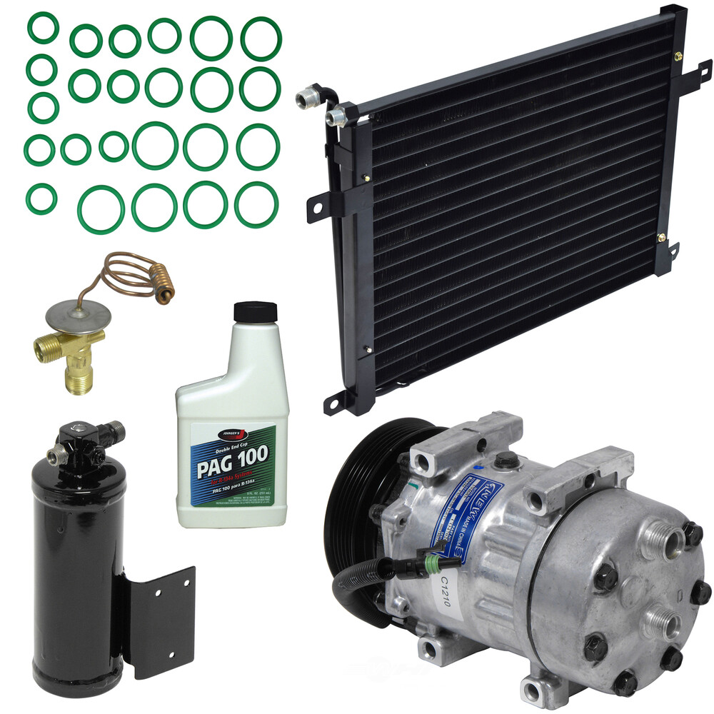 A/C Compressor Kit-Compressor-condenser Replacement Kit fits 87-90 ...