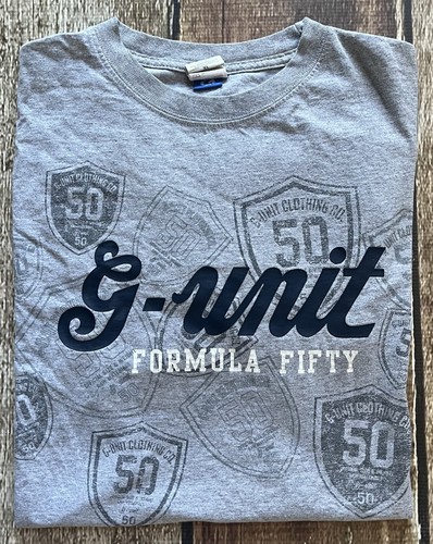 G UNIT FORMULA FIFTY TOOLS OF TRADE T-SHIRT SHADY GRAY MENS SIZE XL ...