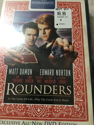 Rounders Matt Damon Edward Norton Gambling Addiction Brand New DVD | eBay