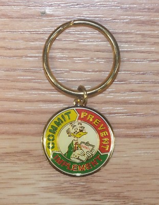 Genuine Disney Gold Tone Commit Prevent Implement Ludwig Von Drake Key ...