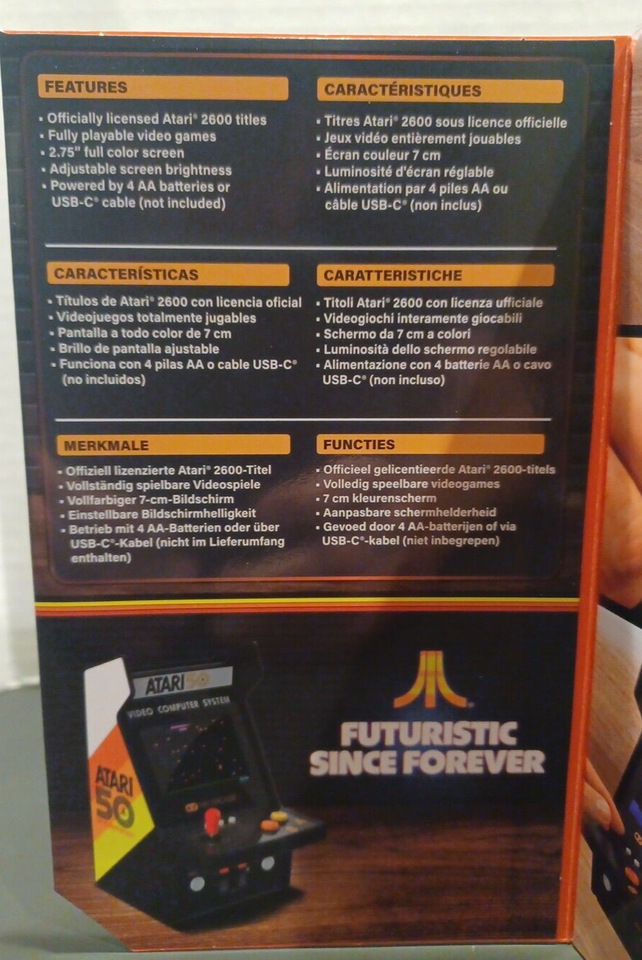 Atari My Arcade Micro Player Pro: 100 Video Games, 6.75" Mini Arcade ...