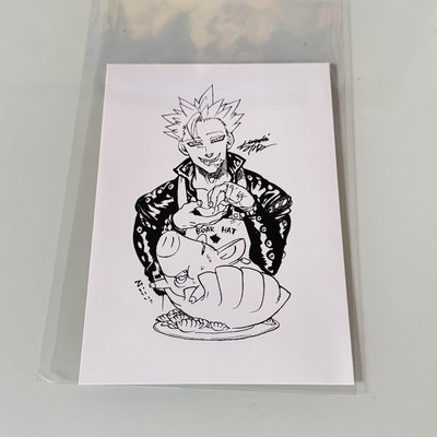 The Seven Deadly Sins Van Hawk Postcard Anime 2015 Utsunomiya Limited ...