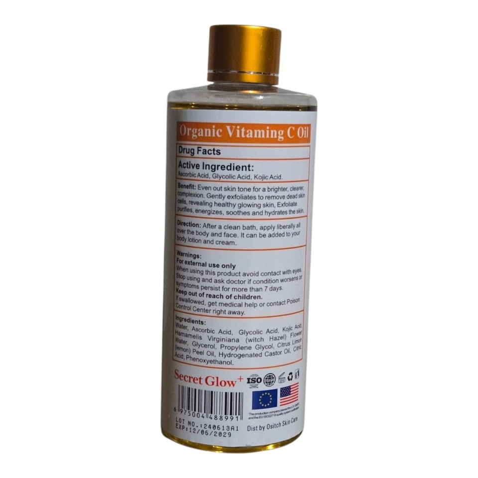 Secret Glow Organic Vitamin C Brightening Glowing Oil Spf 15 | eBay