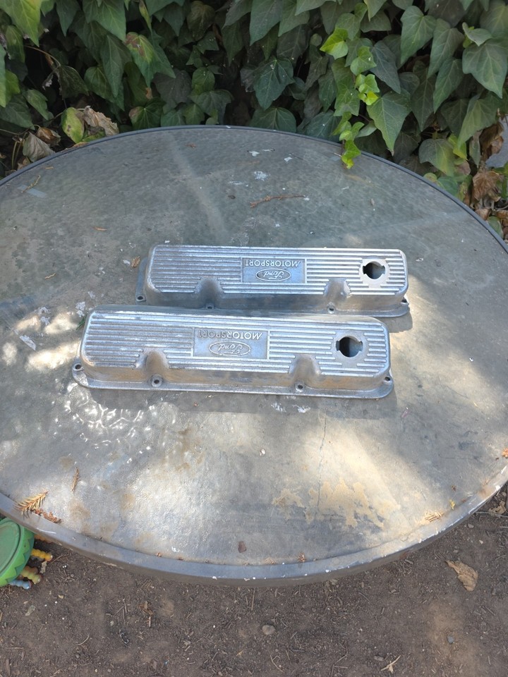 Vintage Ford Motorsport Valve Covers 351c 351m 400 302 Boss | eBay