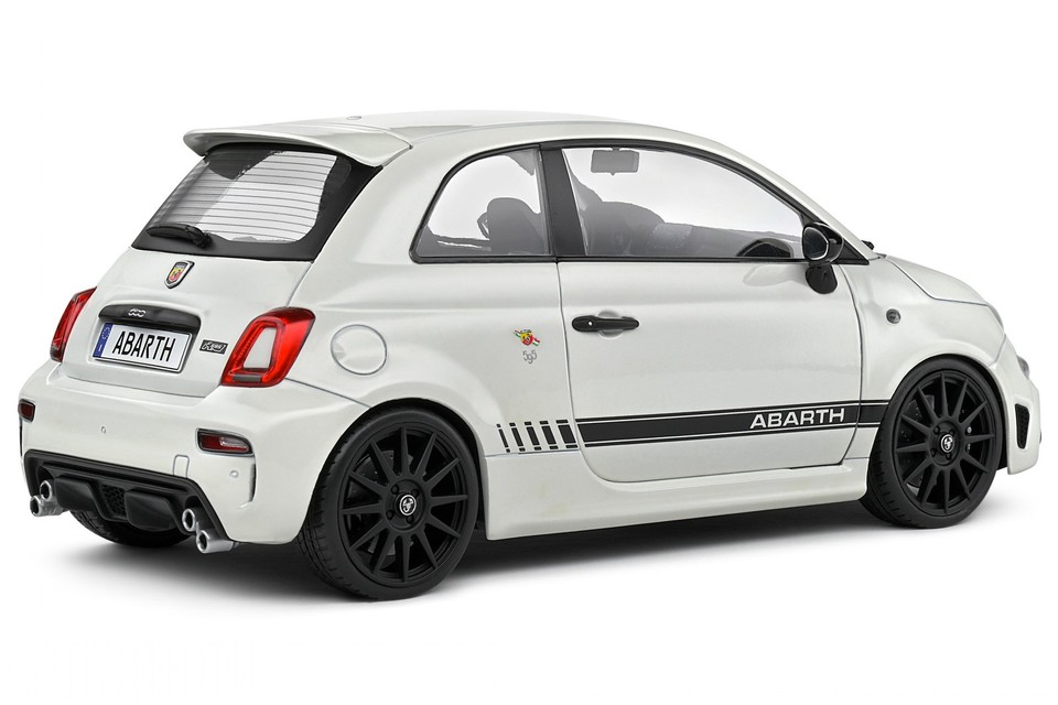 Fiat 500 Abarth F595 2022 white diecast model car S1811301 Solido 1:18 | eBay
