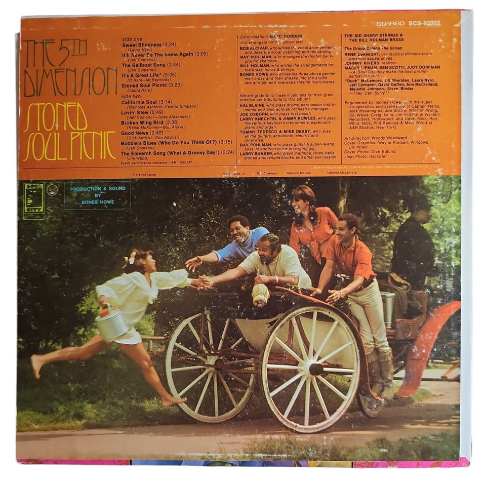 The 5th Dimension Stone Soul Picnic Vinyl Record Lp | eBay