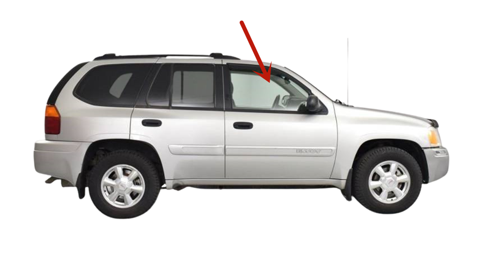 Fits 05-09 GMC Envoy Envoy XL Passenger Right Front Door Window Glass ...