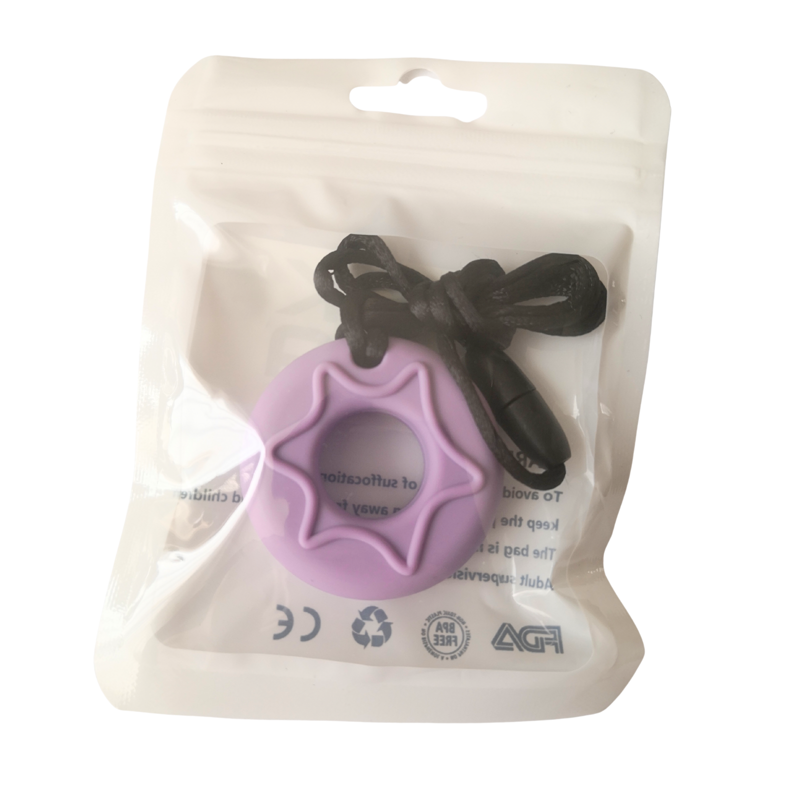 Chewy Doughnut Chewelry Necklace Sensory Biting Aid Chew Toy Kids ...