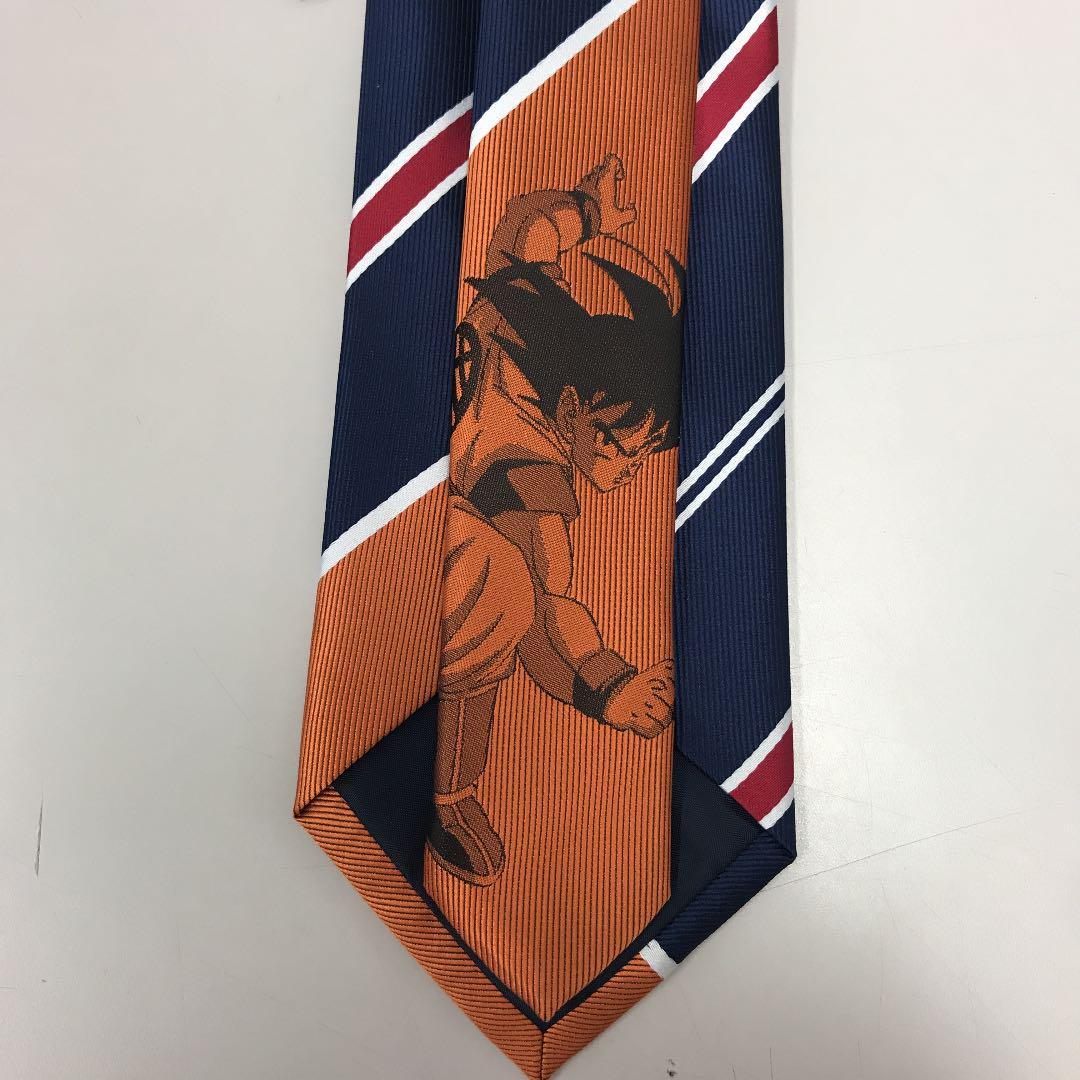 Dragon Ball Z Son Goku Neck Tie Stripe Orange Navy Blue Red Bandai ...