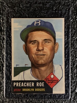 1953 Topps Baseball #254 Preacher Roe EX | eBay