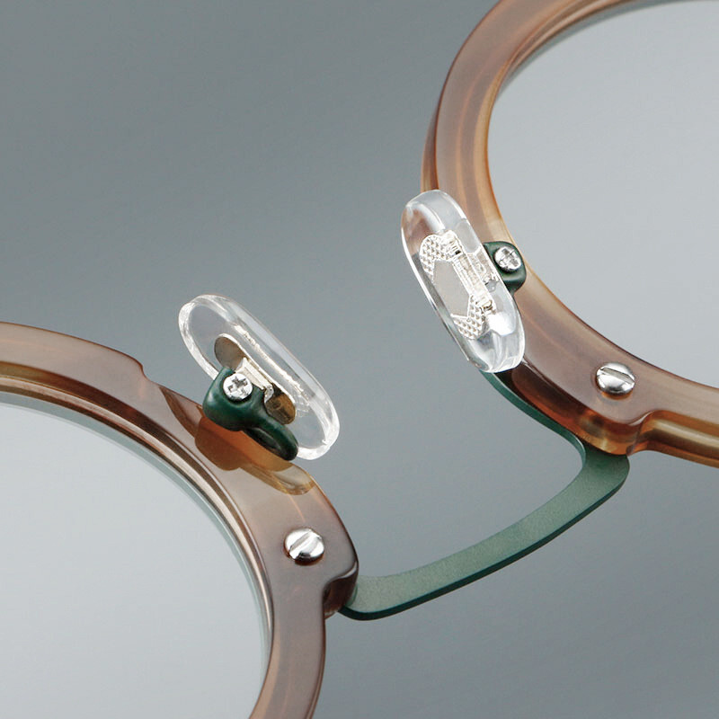 Deluxe Small Round Retro Eye Glasses Full Rim Retro Clear lenses ...