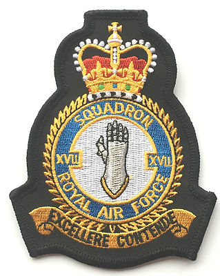 RAF No. 17 Squadron Royal Air Force Military Embroidered Patch Official ...