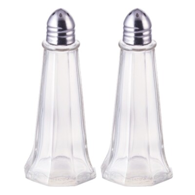 Tower salt & pepper shaker Commercial Restaurant style 1 Oz. each ...