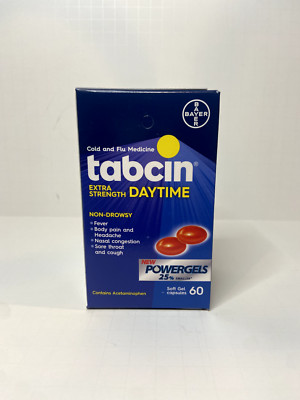 Tabcin Extra Strength Daytime - 60 Gel Caps | eBay